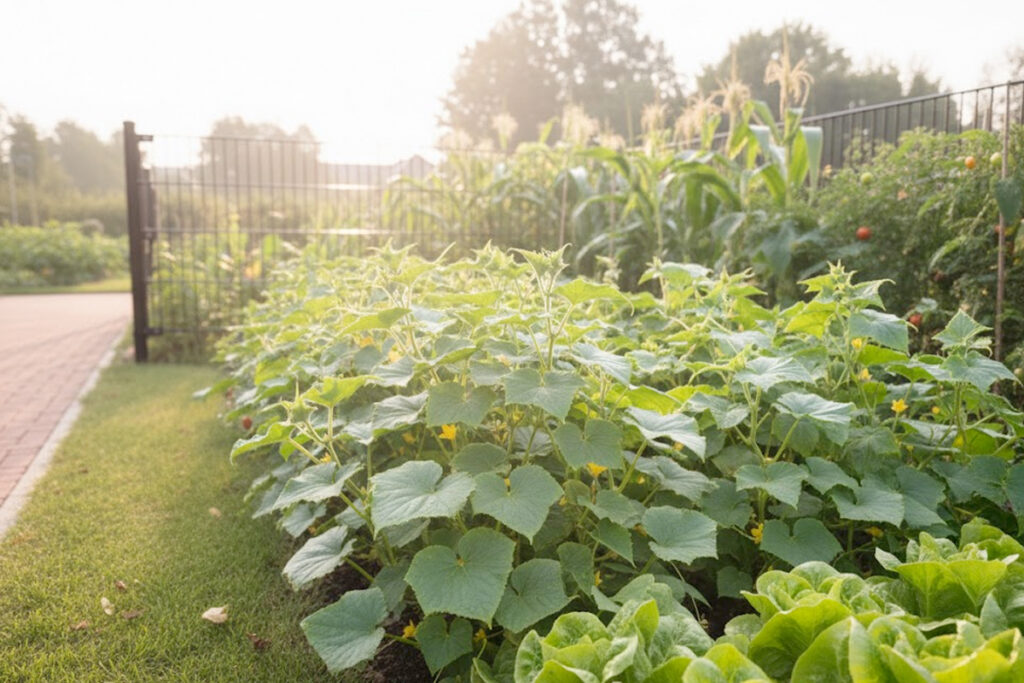 Is DSM hekwerk geschikt voor een moestuin?